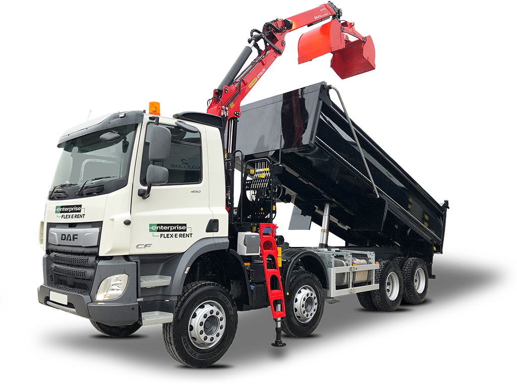 7.5T Tipper grab hire | Flex-E-Rent